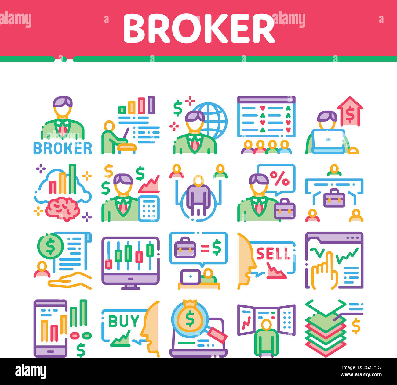Money advice service logo Stock Vector Images - Alamy
