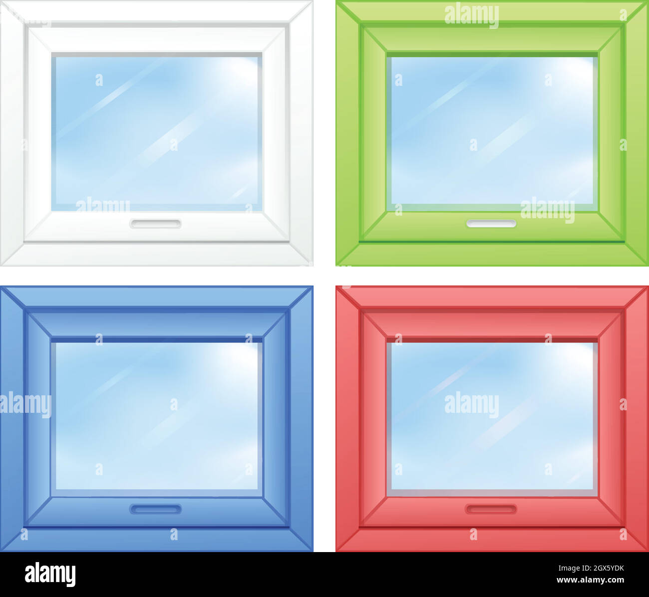 Glass window panes Stock Vector Images - Alamy