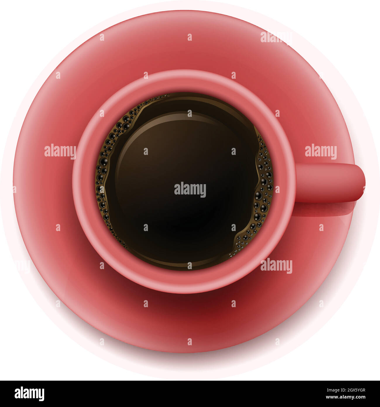 Aerial and coffee Stock Vector Images - Alamy