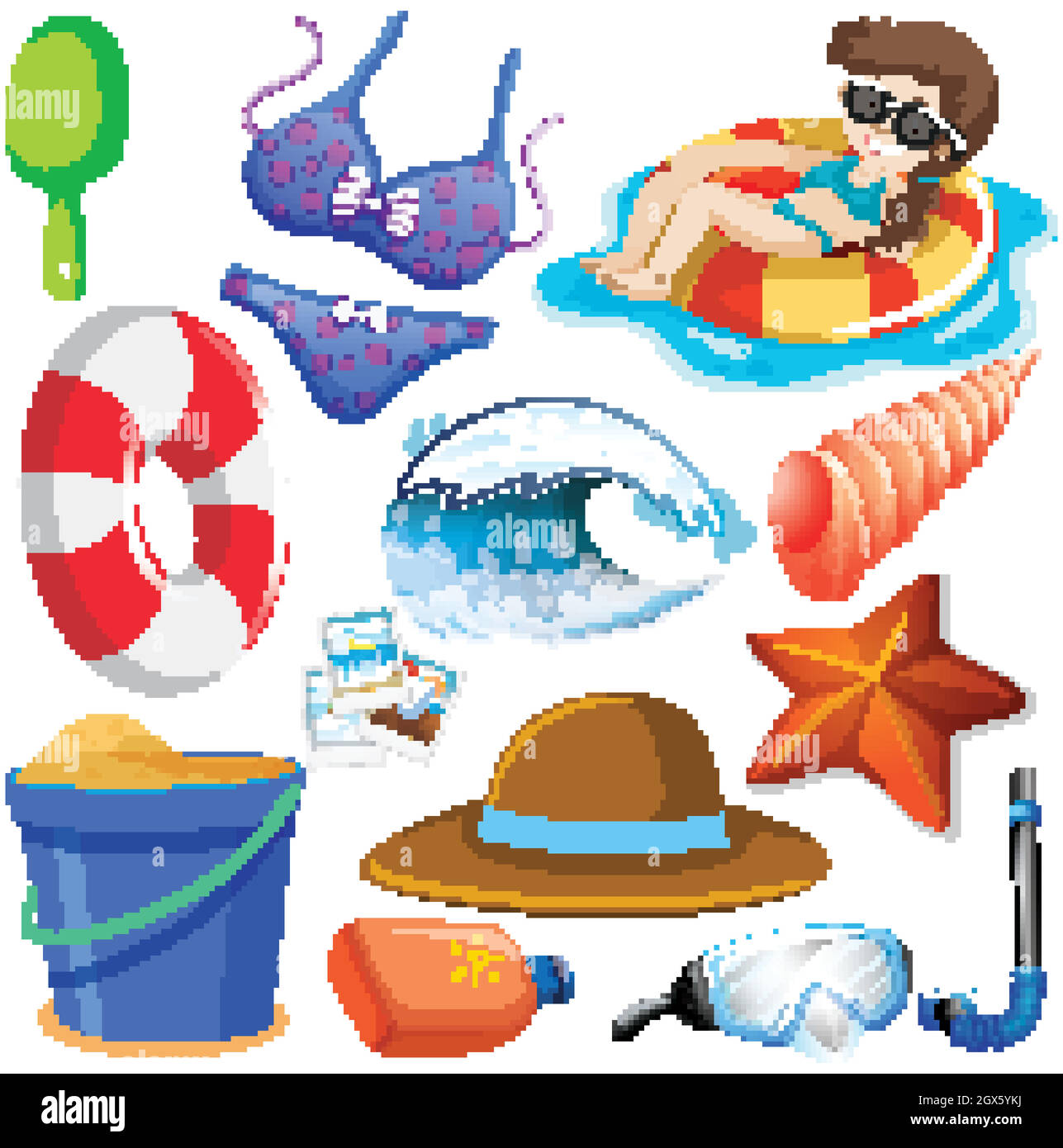 Hot weather holiday Cut Out Stock Images & Pictures - Alamy
