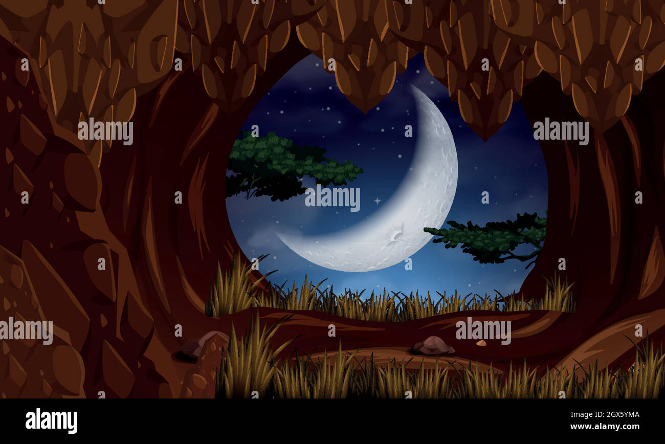 Moon cave hi-res stock photography and images - Alamy