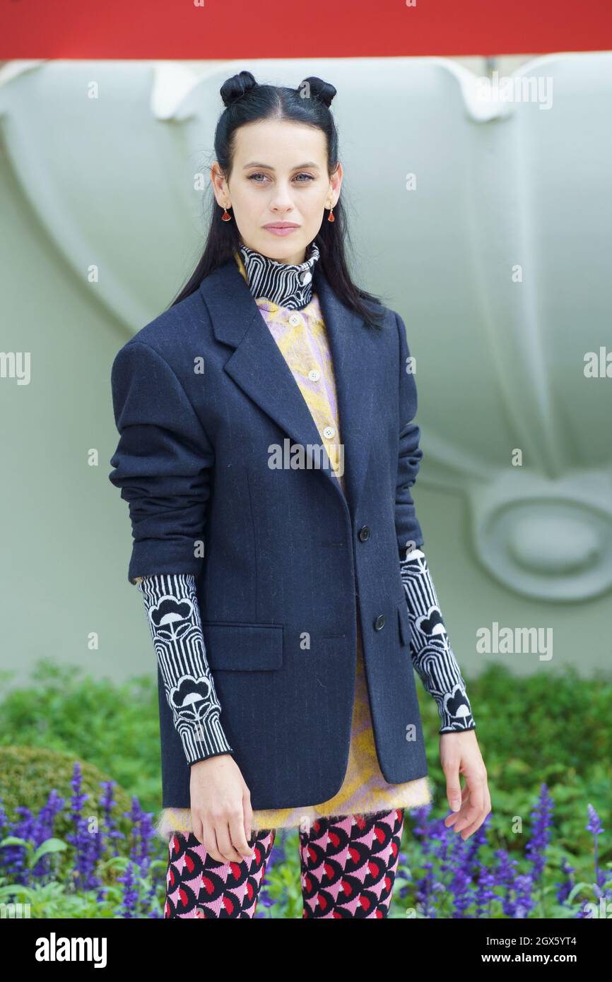Madrid, Spain. 04th Oct, 2021. Milena Smit attends a photocall of the ...