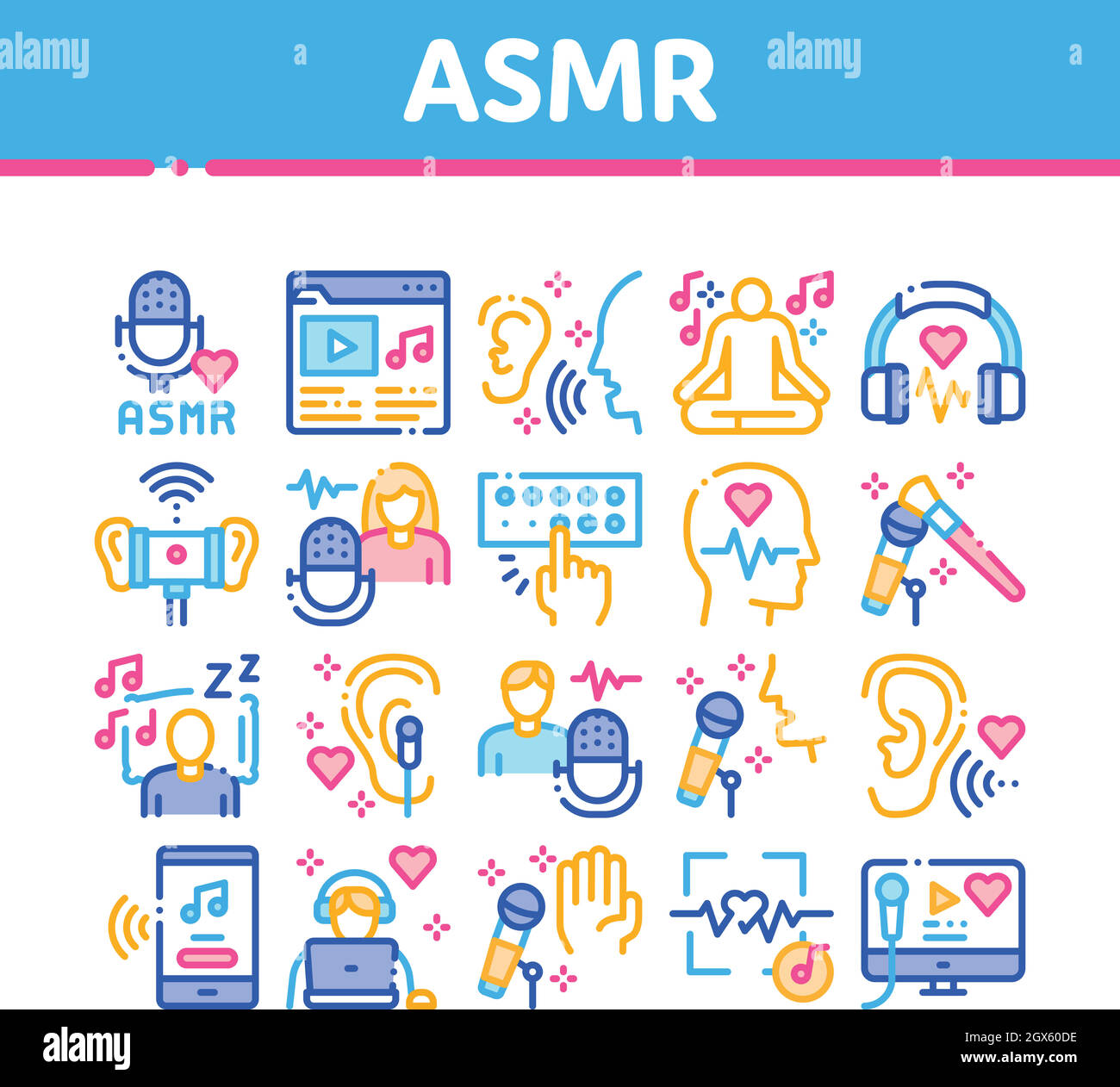 Asmr Stock Vector Images - Alamy