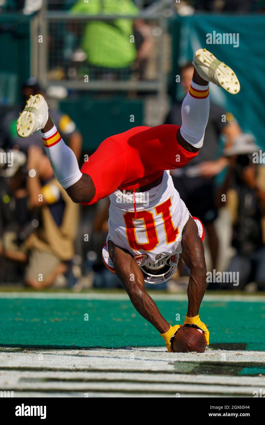 Philadelphia, Pennsylvania, USA. 3rd Oct, 2021. Kansas City Chiefs wide ...