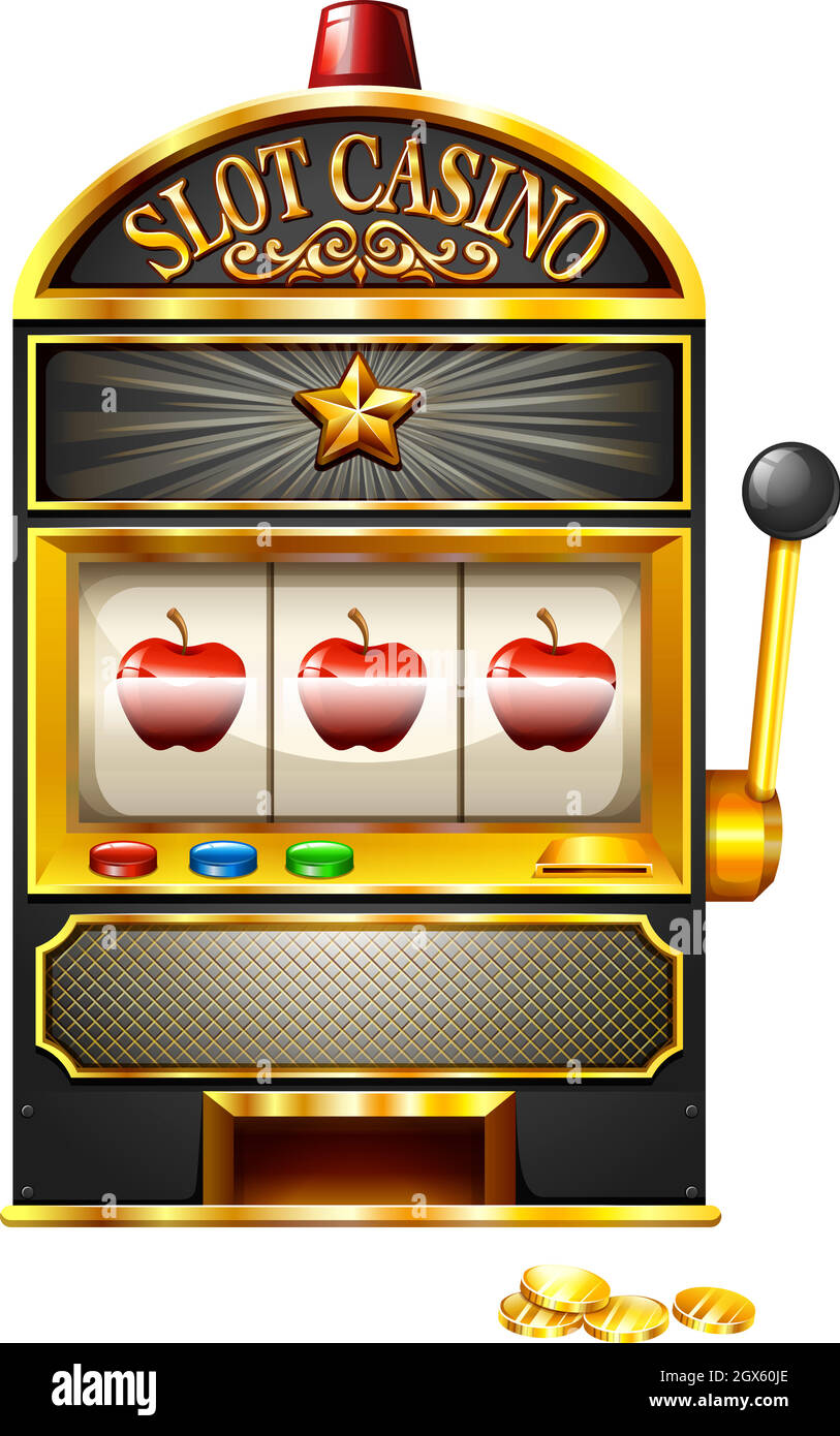 Slot Machine Cartoon Clip Art
