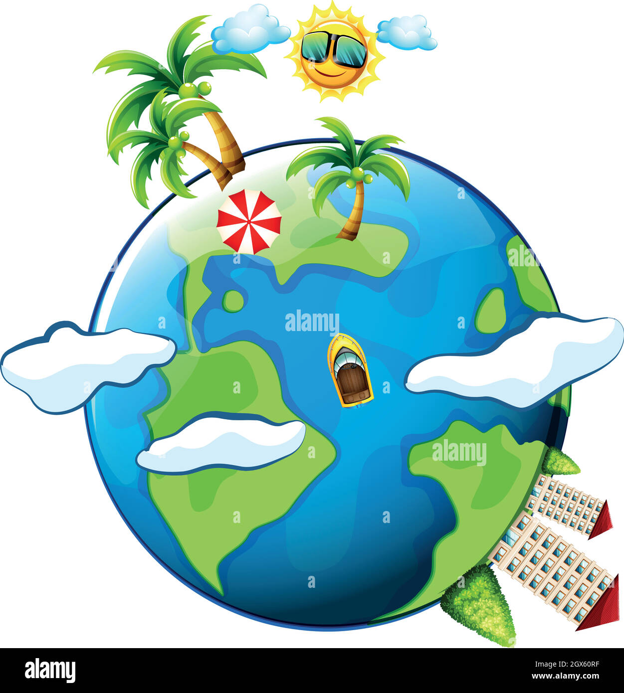 Vacation theme Stock Vector Images - Alamy
