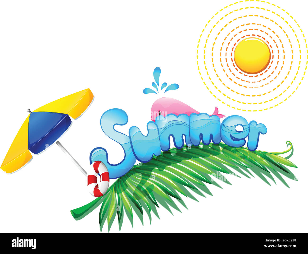 Atmospheric leaves background Stock Vector Images - Alamy