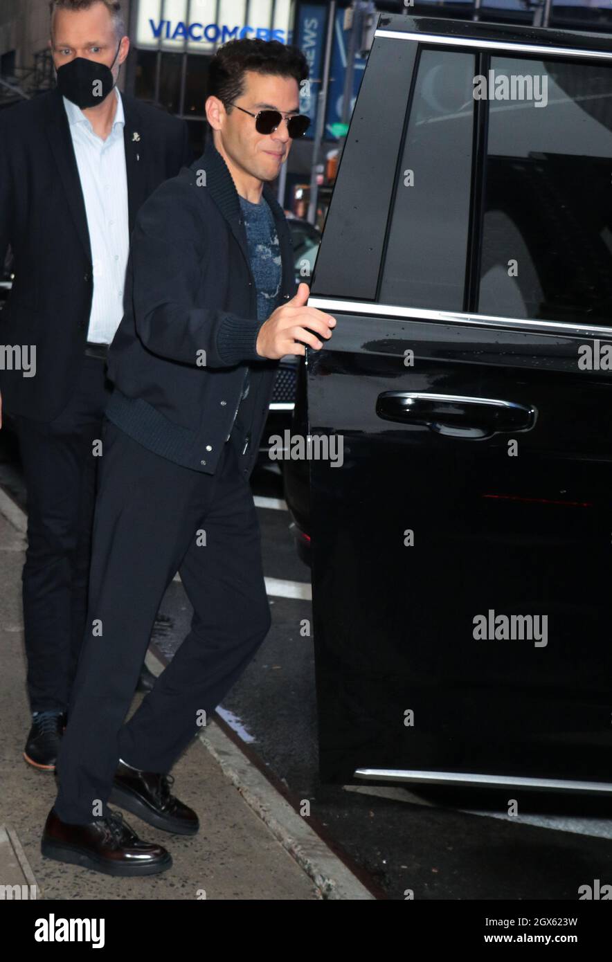 New York, NY, USA. 04th Oct, 2021. Rami Malek at Good Morning America ...