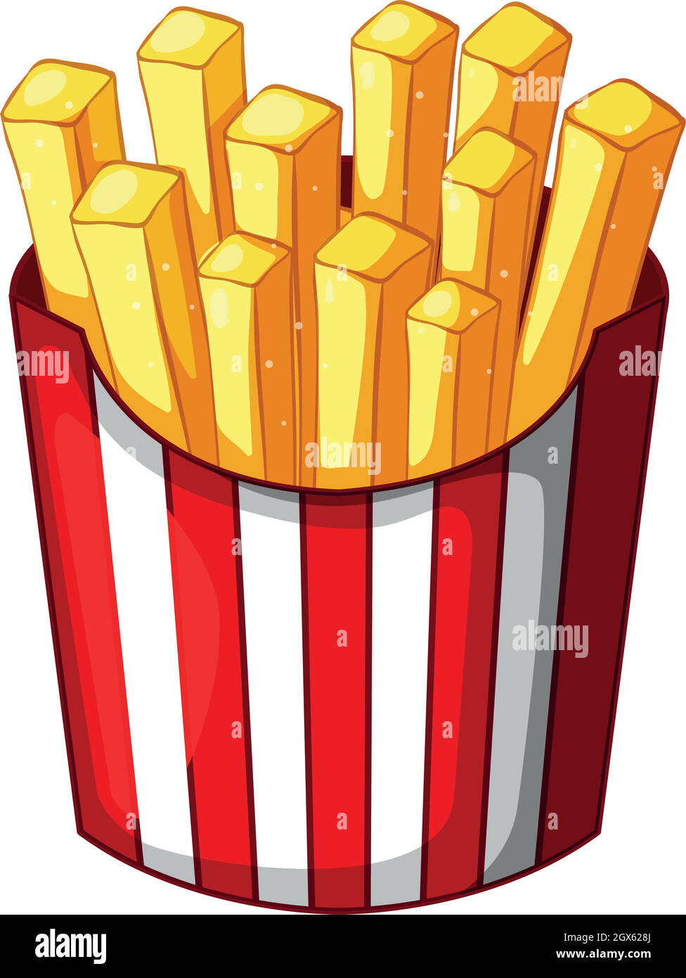 Fat food in paper Stock Vector Images - Alamy