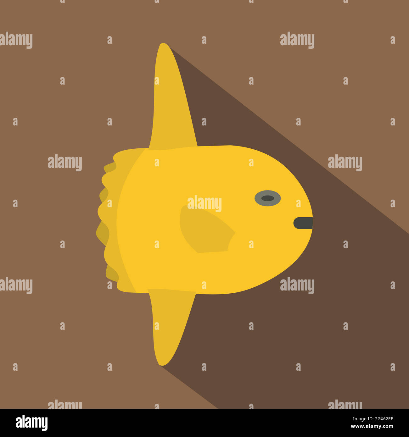 Yellow fish symbol hi-res stock photography and images - Alamy