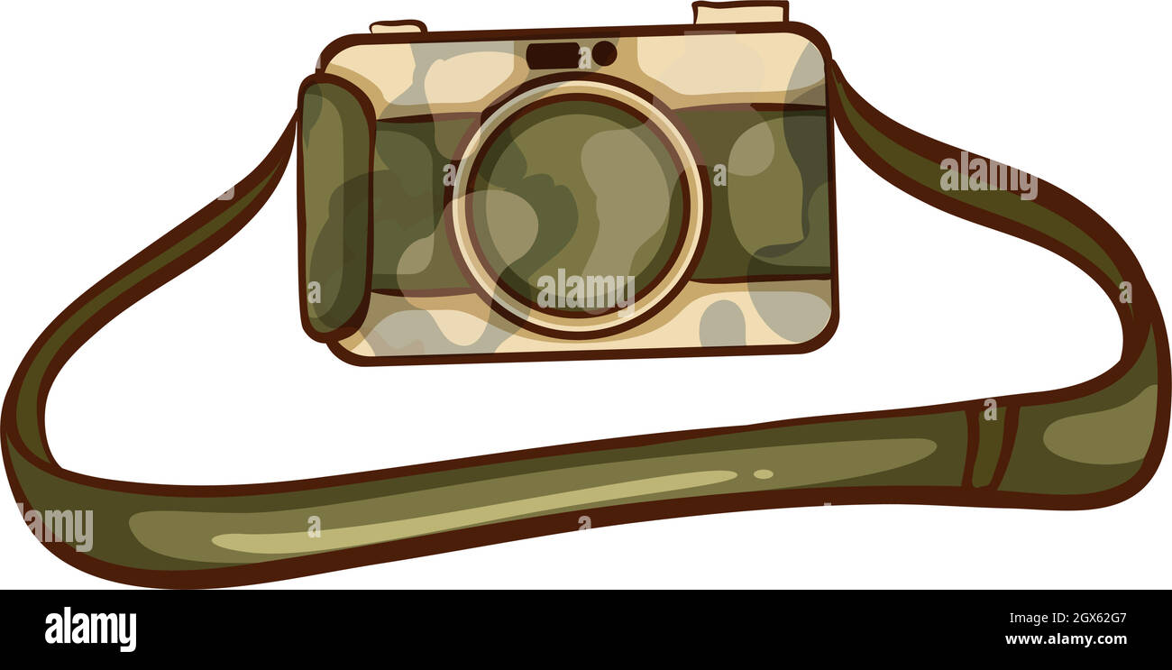 A coloured sketch of a photographer's camera Stock Vector Image & Art ...