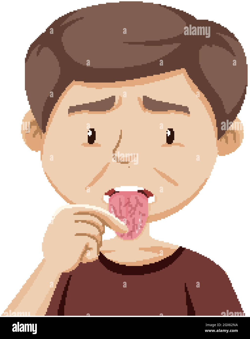 A man having dry mouth Stock Vector Image & Art - Alamy