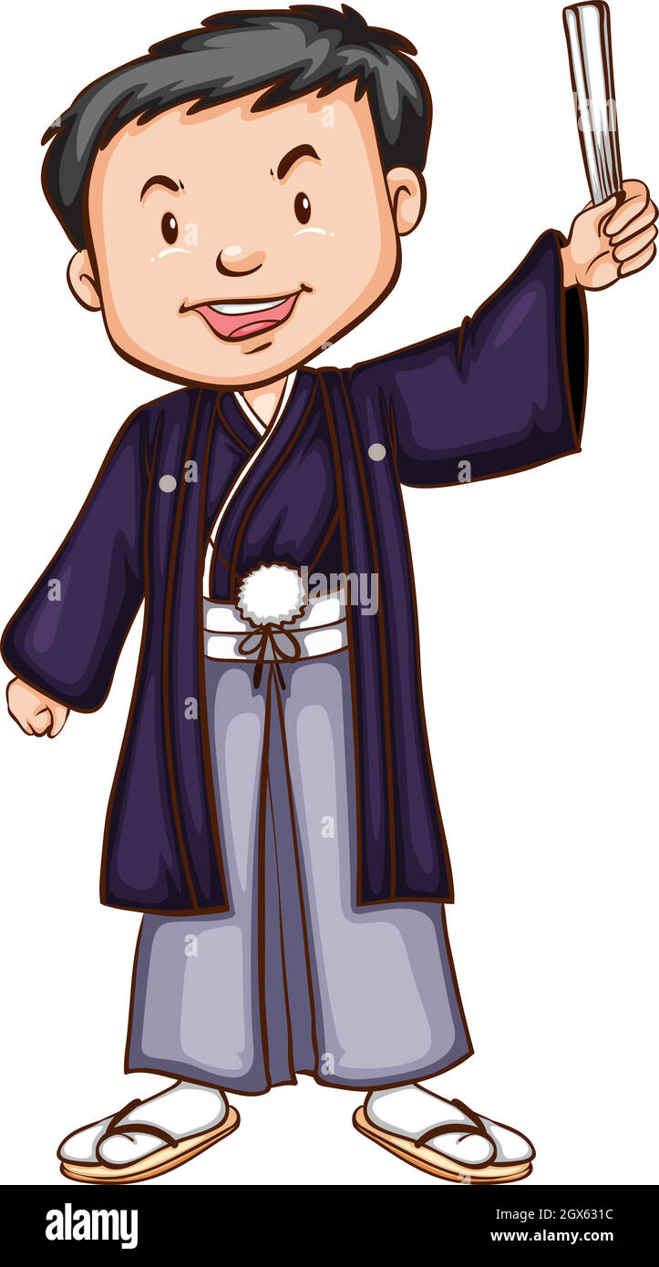 A sketch of a male Asian Stock Vector Image & Art - Alamy