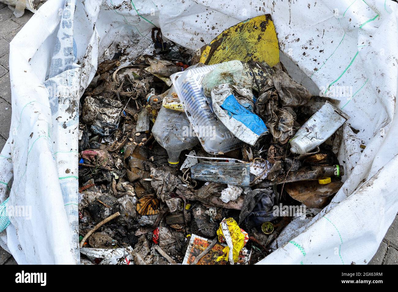 Closeup shot of a box of trash at a dump Stock Photo - Alamy