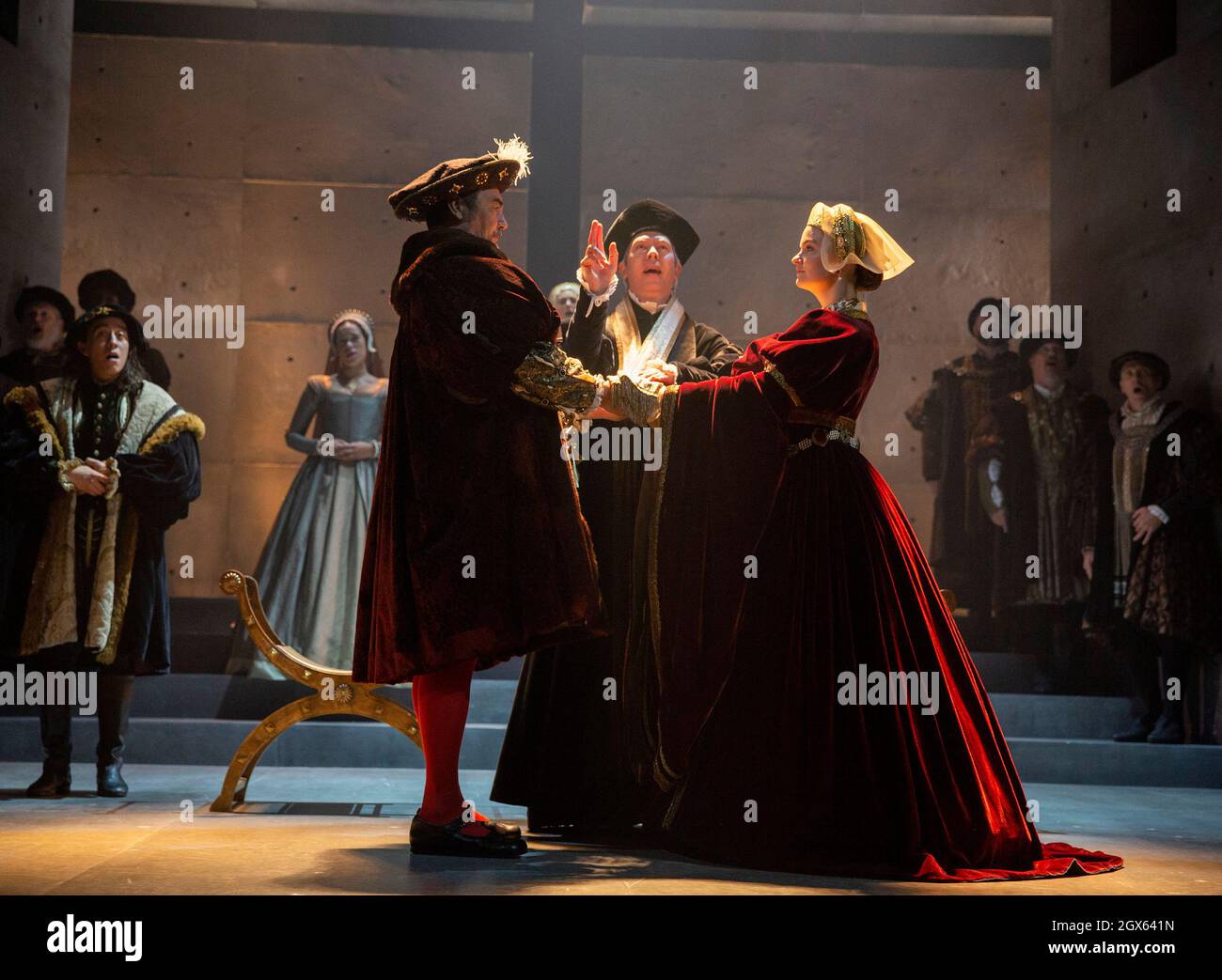 l-r: Nathaniel Parker (King Henry VIII), Giles Taylor (Archbishop ...