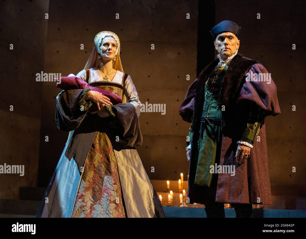 Jo Herbert (Jane, Lady Rochford - with dead infant heir), Ben Miles ...