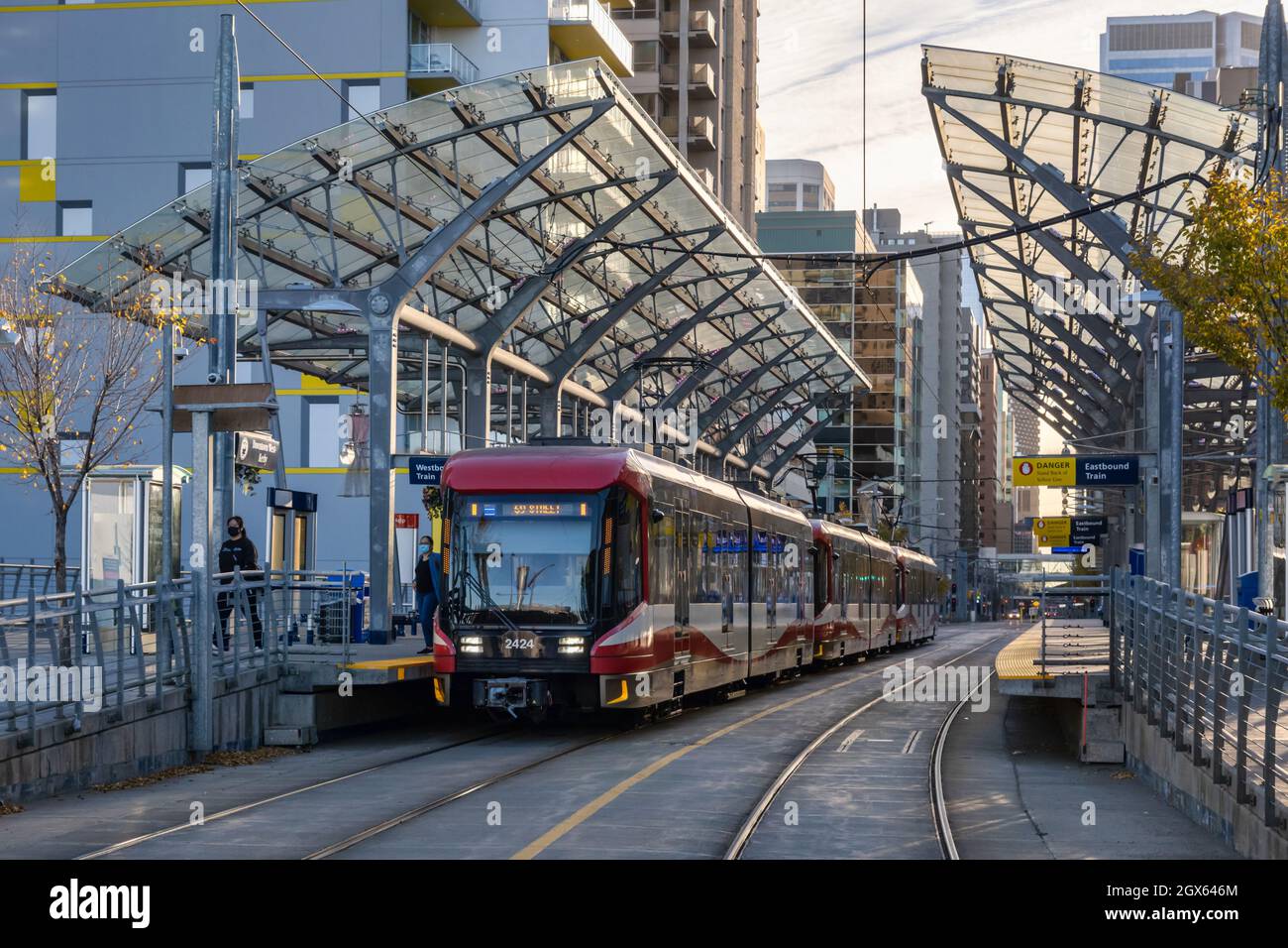 Calgary transit train hi-res stock photography and images - Alamy