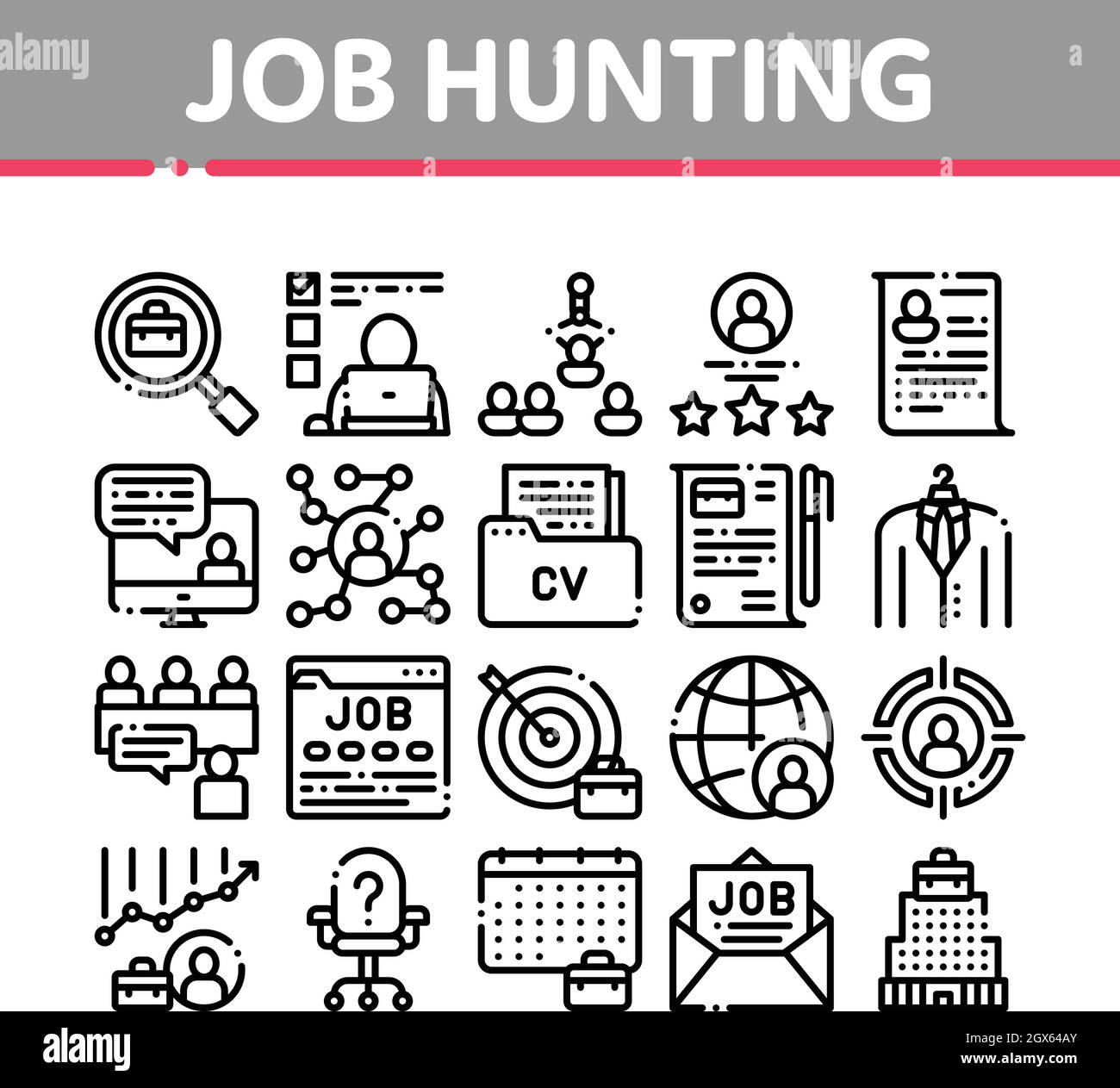 Job hunting skills hi-res stock photography and images - Alamy