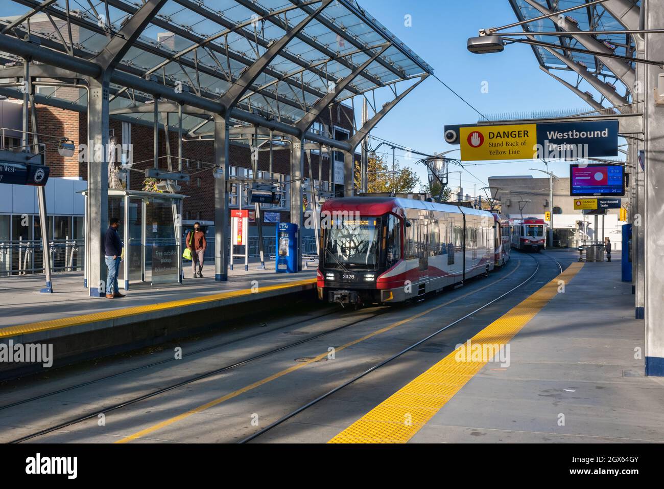 Calgary transit train hi-res stock photography and images - Alamy