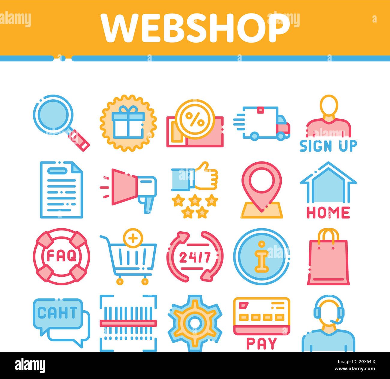 Collection store Stock Vector Images - Alamy