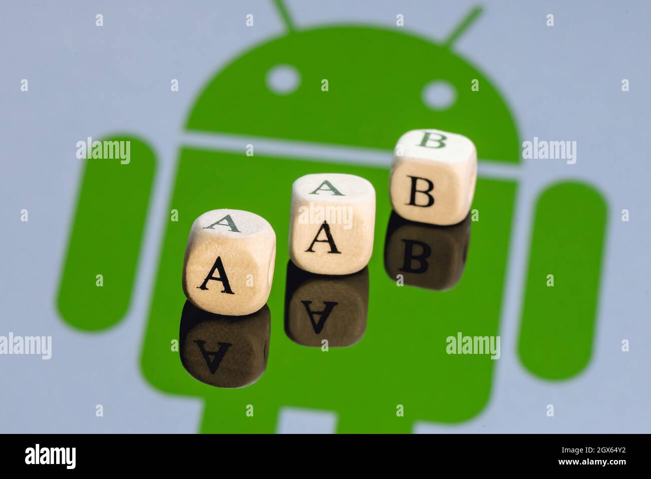 Android logo robot hi-res stock photography and images - Alamy