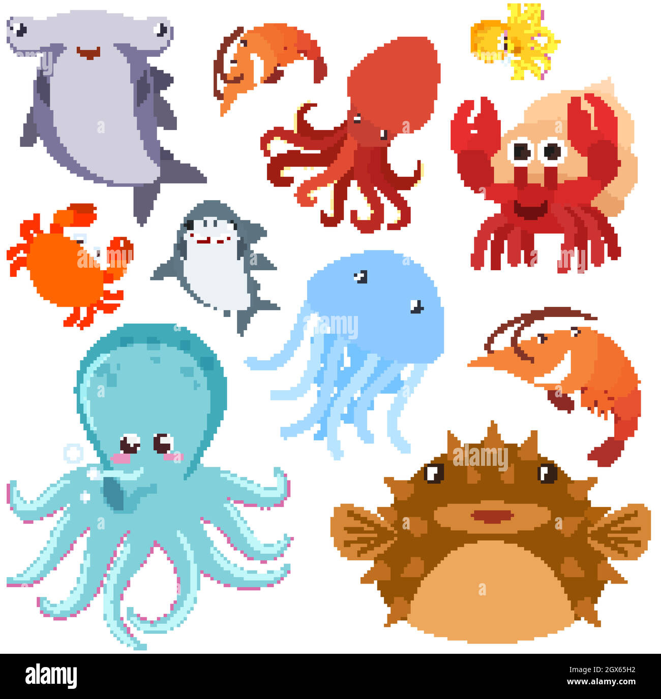 Animals white Stock Vector Images - Alamy