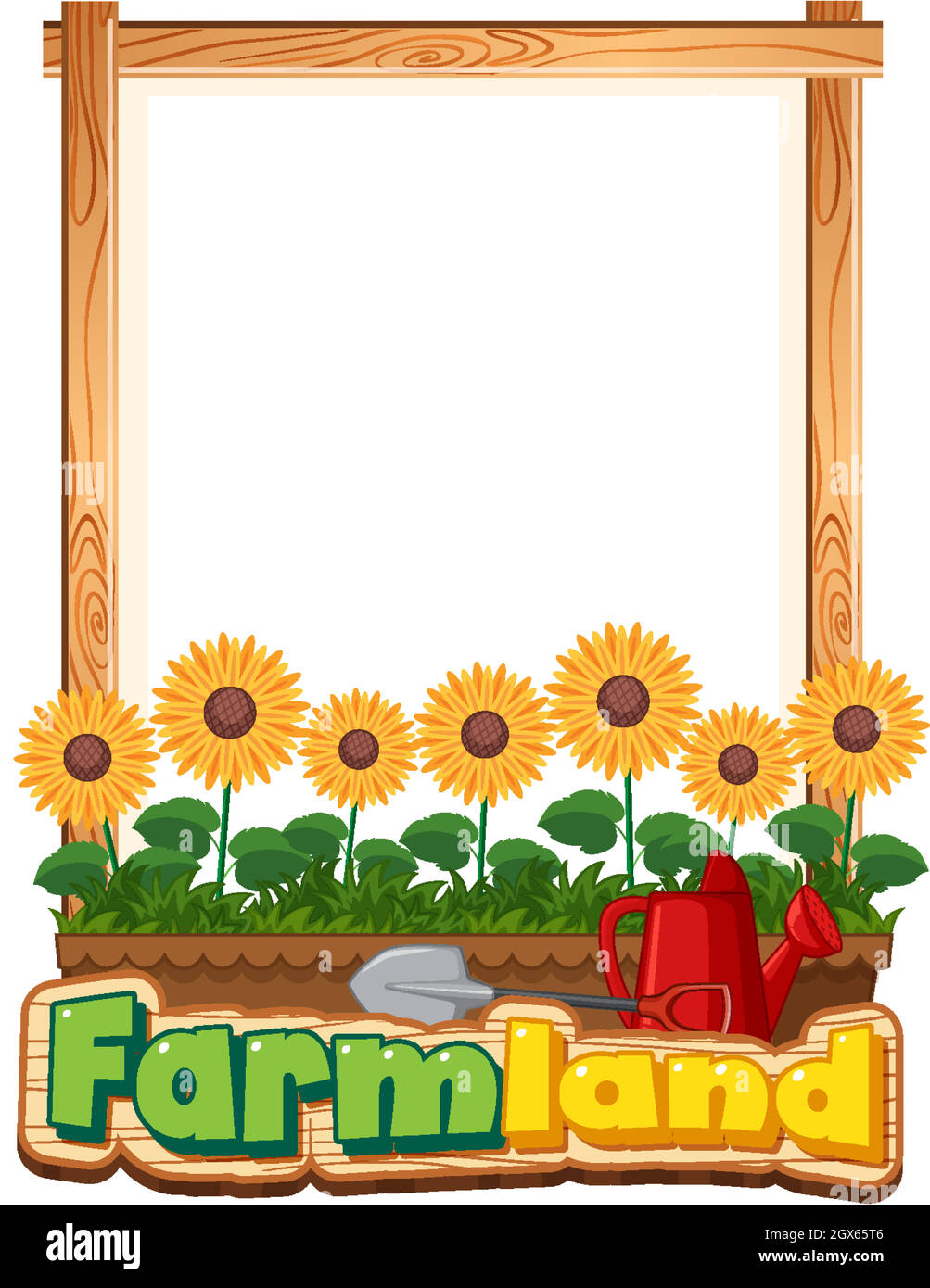 Sunflower Garden Border Clip Art Sunflower Border Vector Art, Icons,