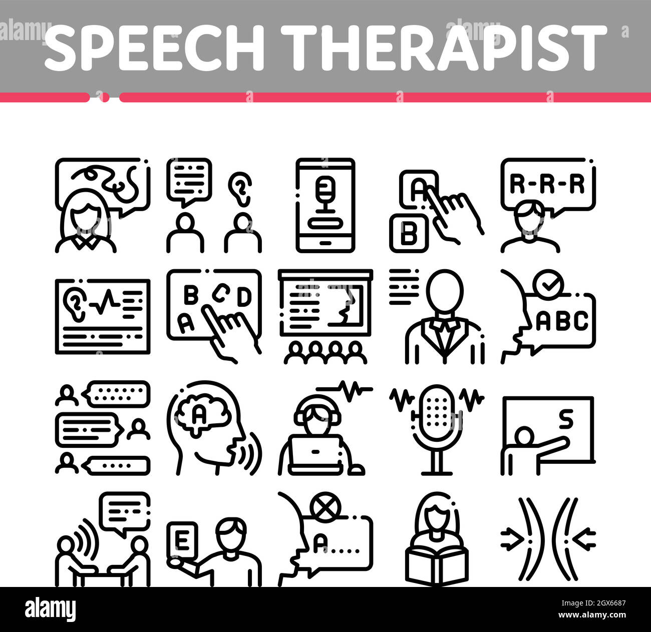Vocal cords sound Stock Vector Images - Alamy