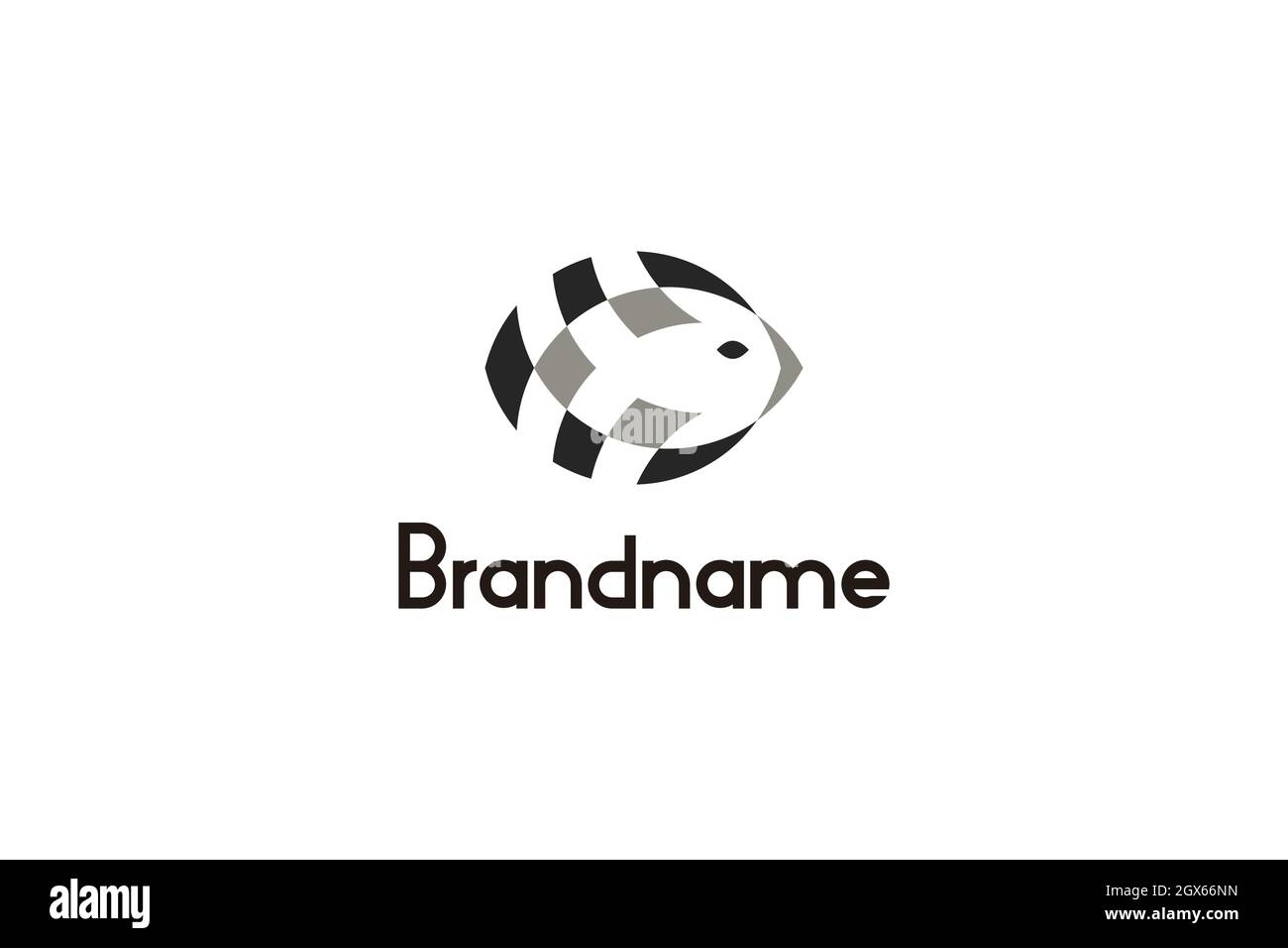 Digital fish logo design concept Stock Vector Image & Art - Alamy