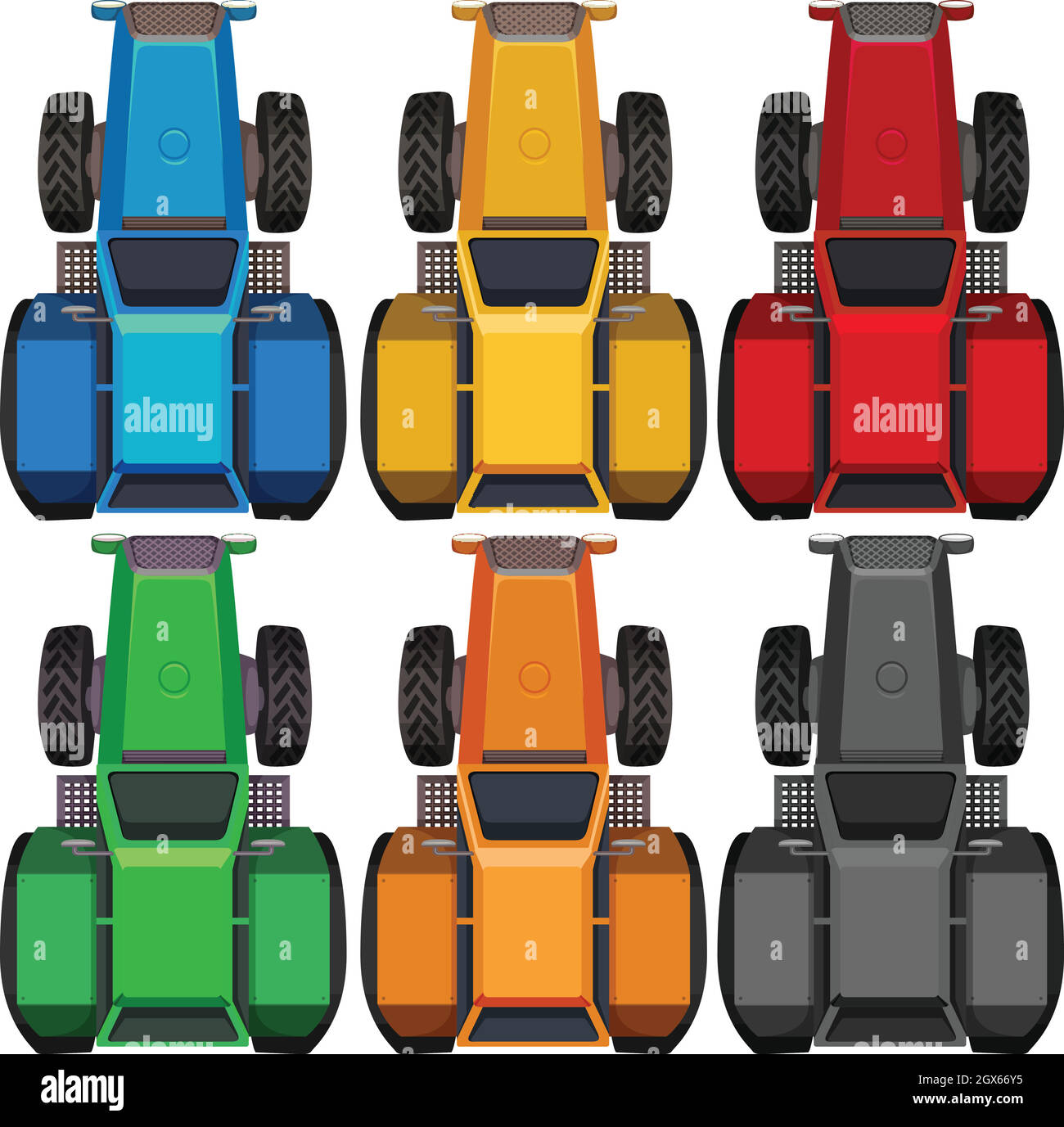 Riding tractors Stock Vector Images - Alamy