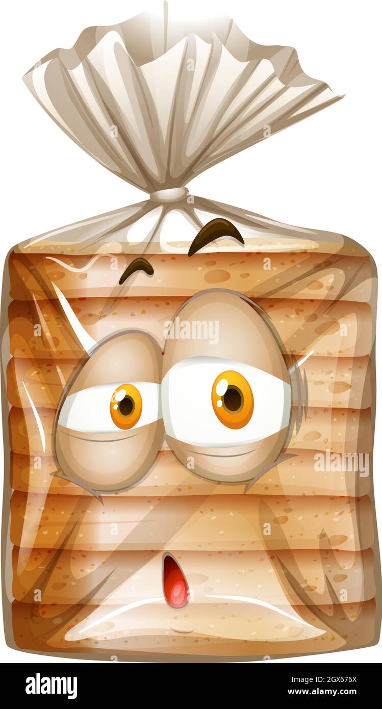 Sad food face Stock Vector Images - Alamy