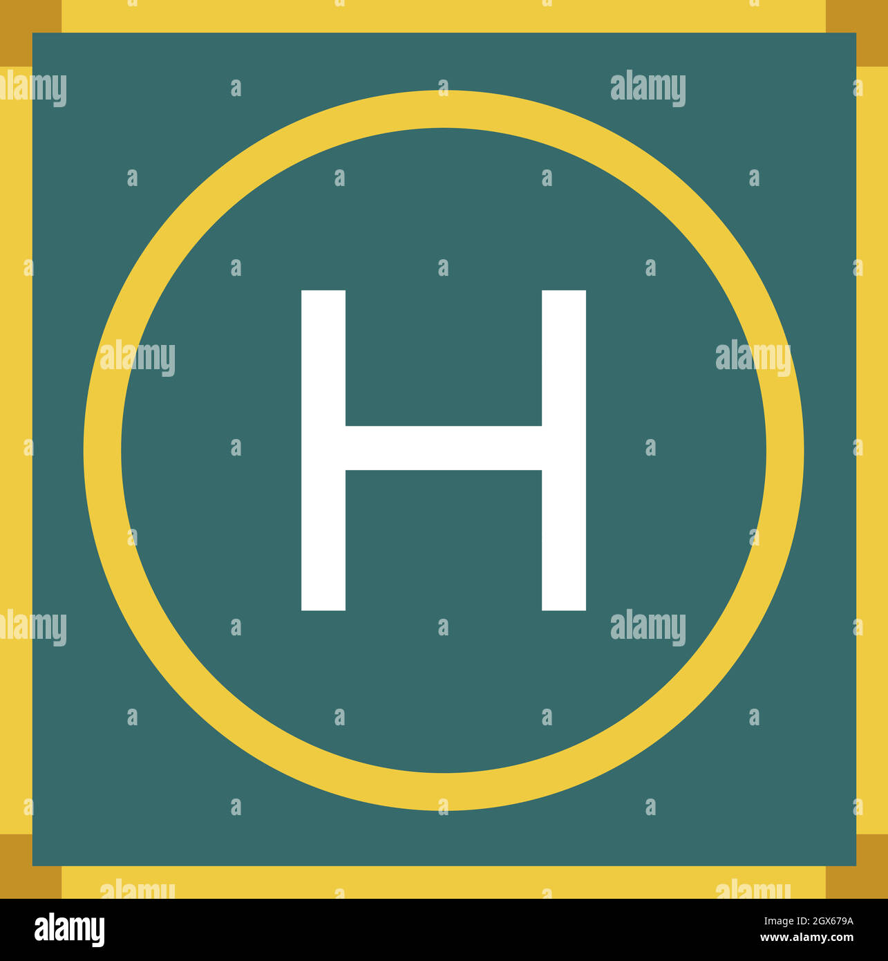 Helipad sign hi-res stock photography and images - Alamy