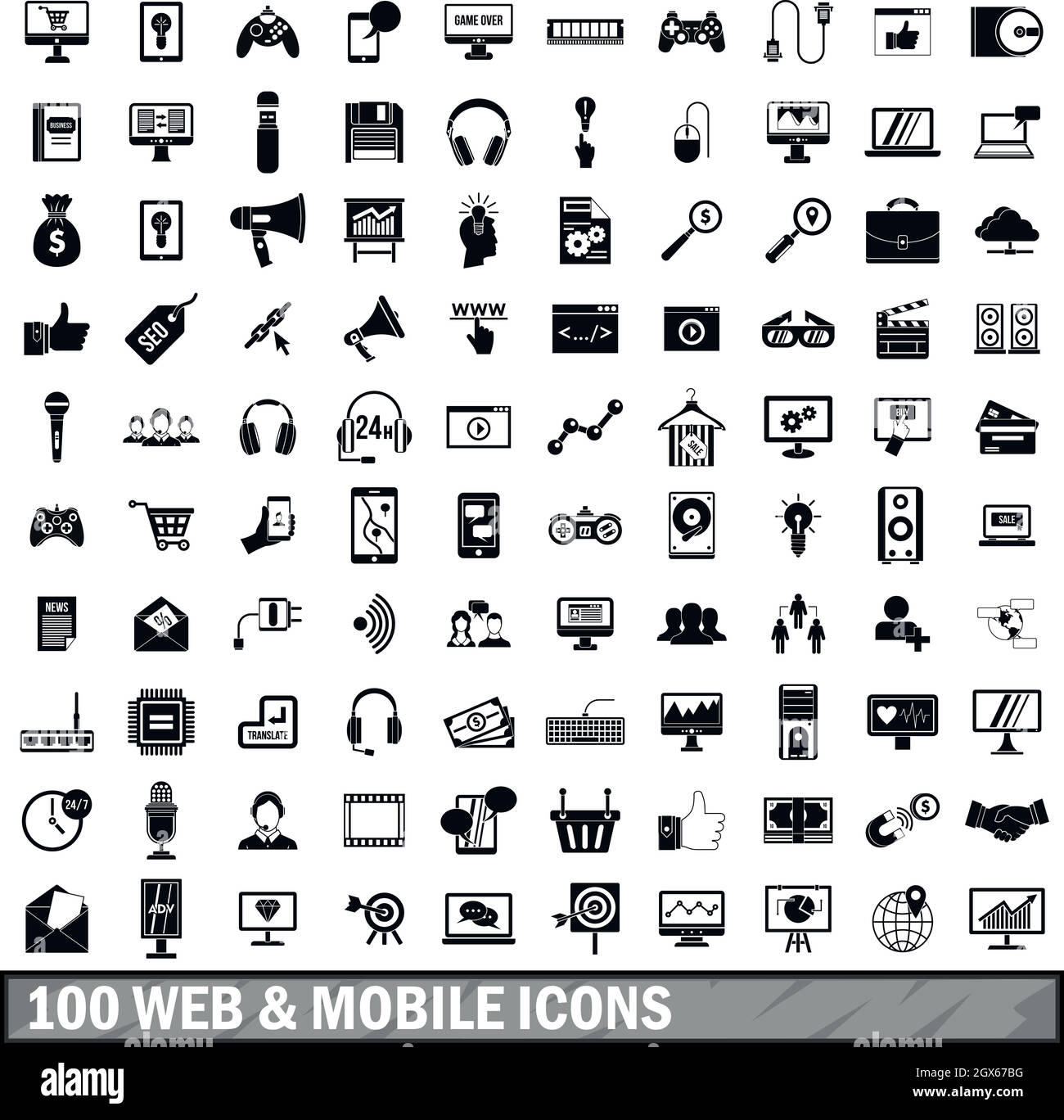Icons set on theme Stock Vector Images - Alamy