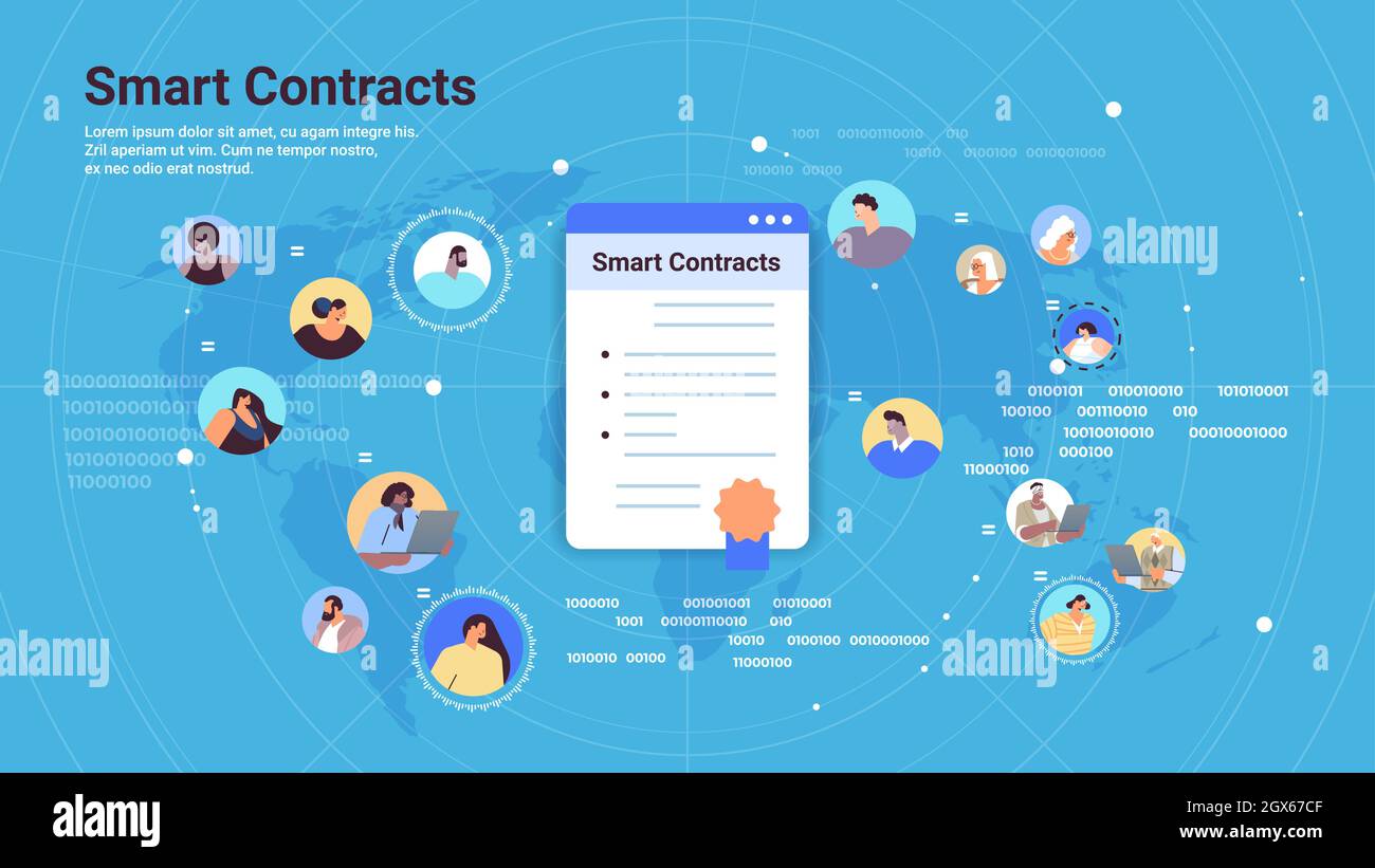 Information exchange agreement Stock Vector Images - Alamy