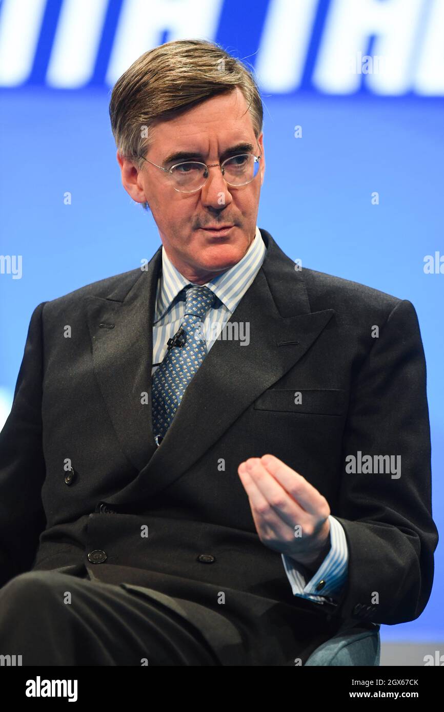 Leader of the house of commons jacob rees mogg in westminster hi-res ...