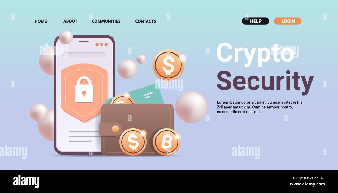 crypto wallet with golden coins on smartphone screen cryptocurrency ...