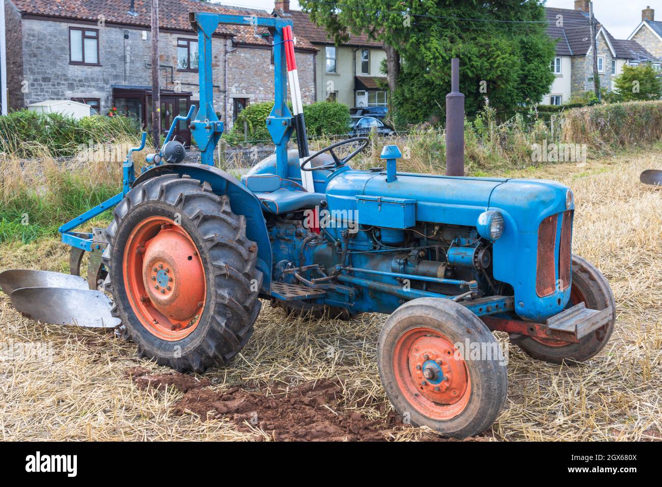 A 1959 Fordson Vintage Tractor, Reg No: JGL 52, at Chew Stoke Ploughing ...