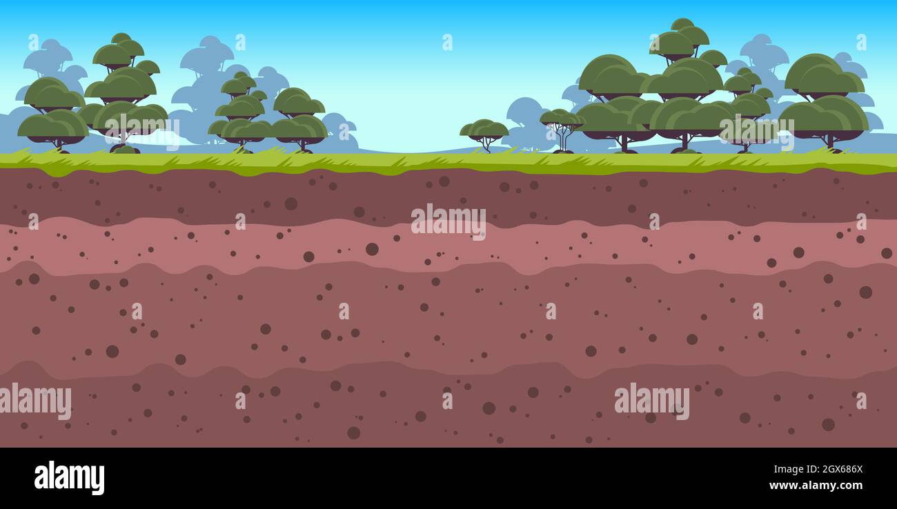 Buried ground surface Stock Vector Images - Alamy