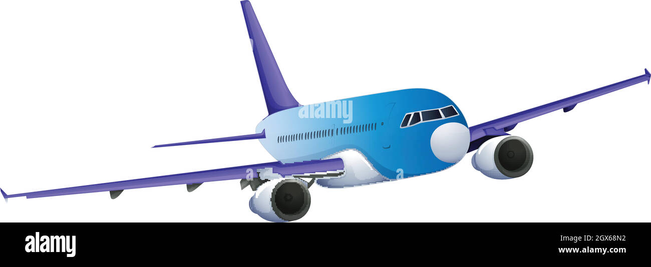 A blue plane Stock Vector Image & Art - Alamy
