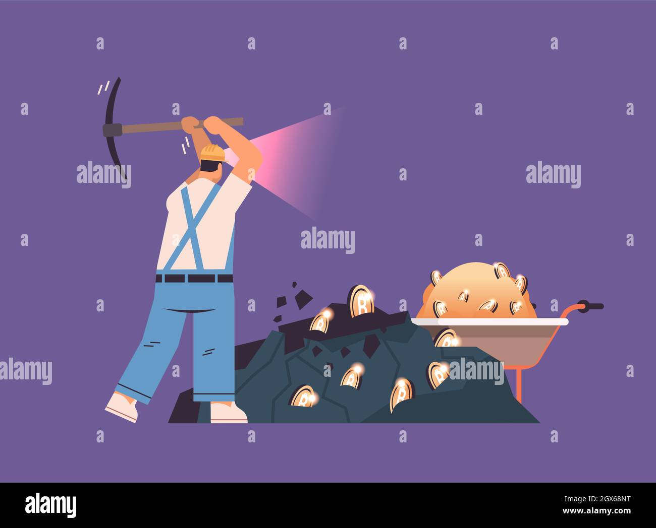Cave digging Stock Vector Images - Alamy