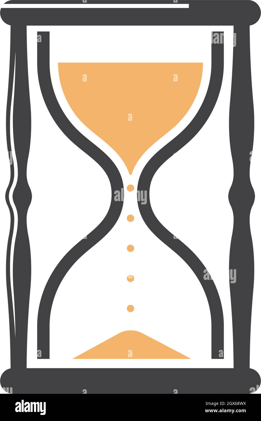 Sand clock illustration hi-res stock photography and images - Alamy