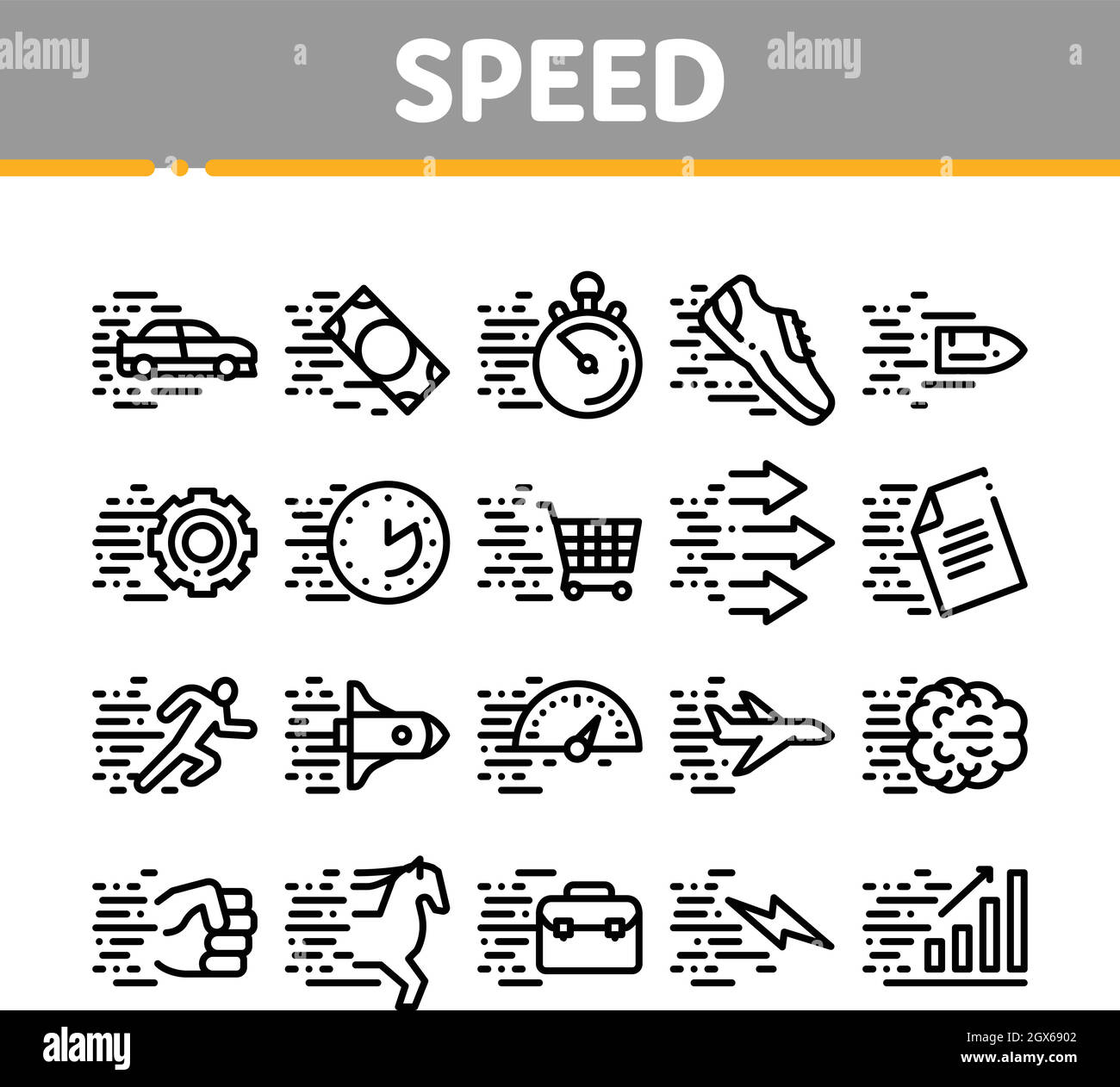 Motion speed Stock Vector Images - Alamy