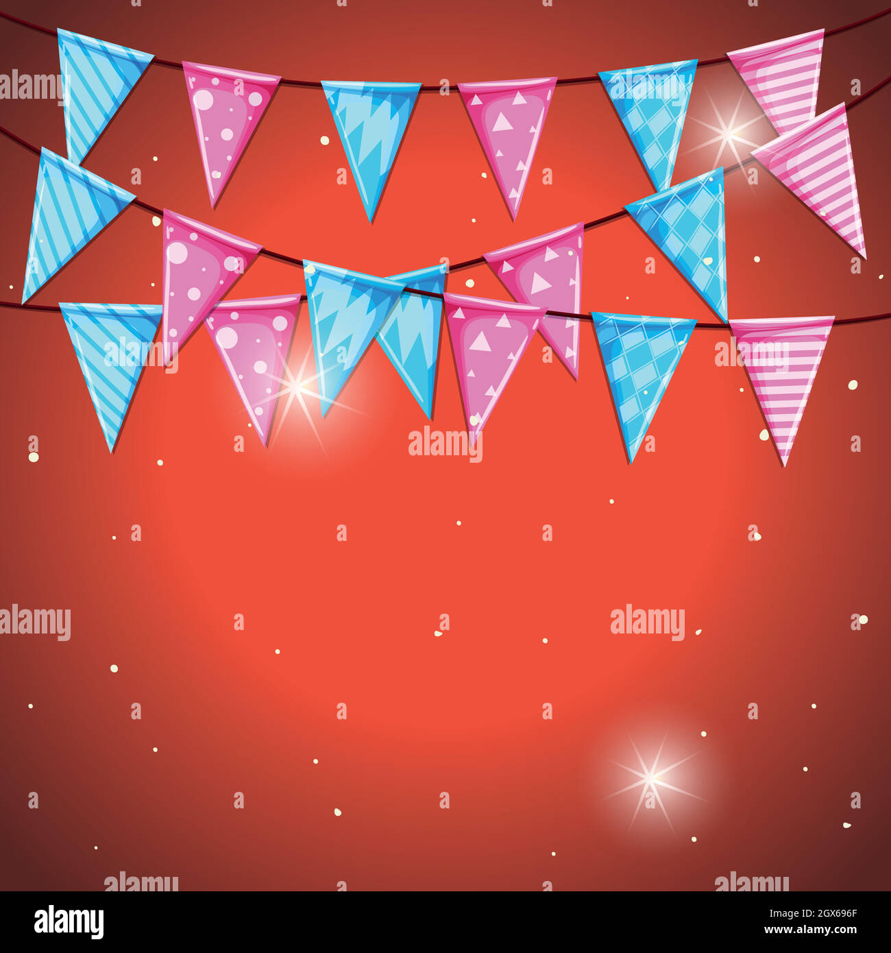 Background template with flags in blue and pink Stock Vector Image ...