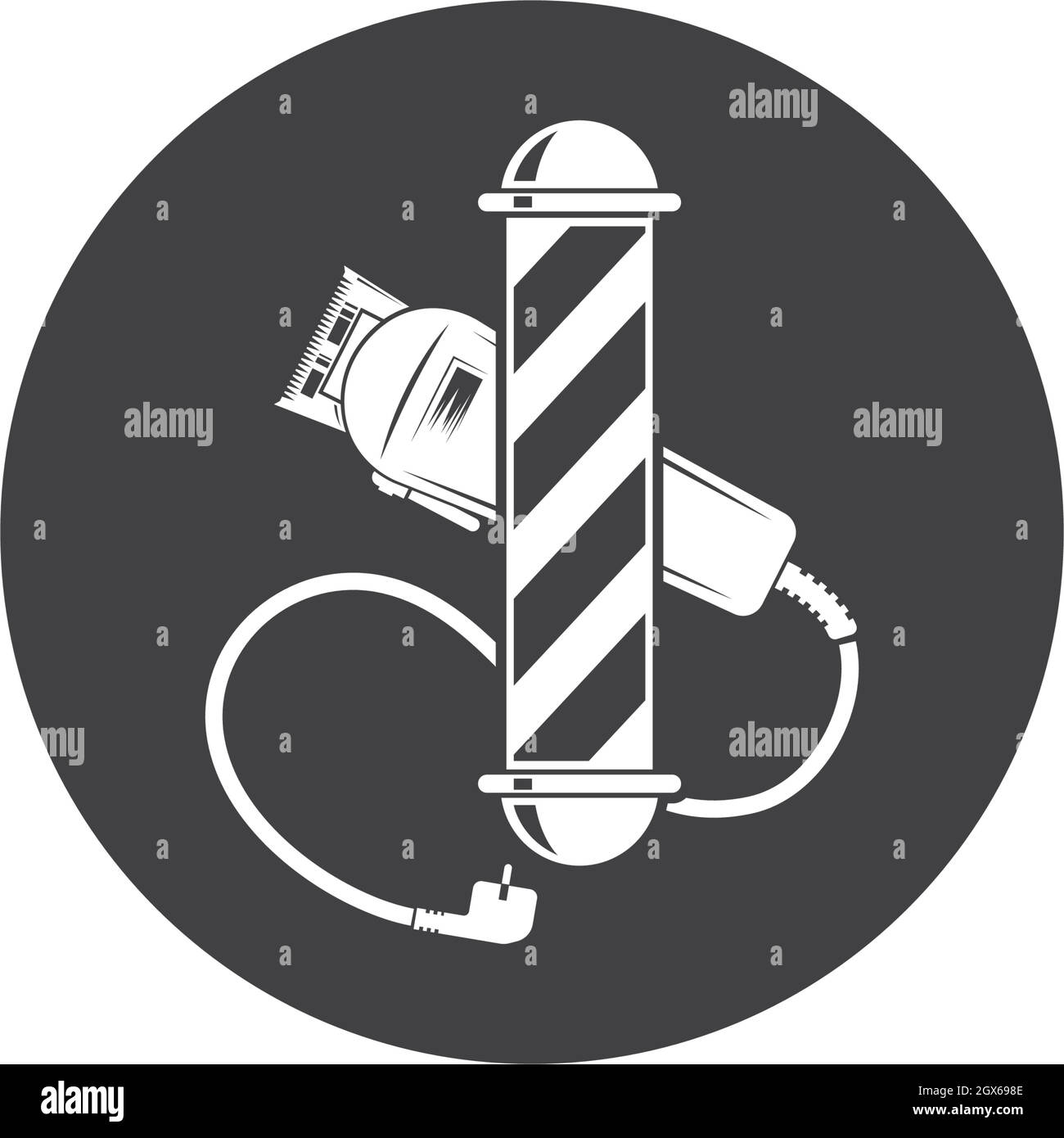 Barber shop logo hi-res stock photography and images - Alamy