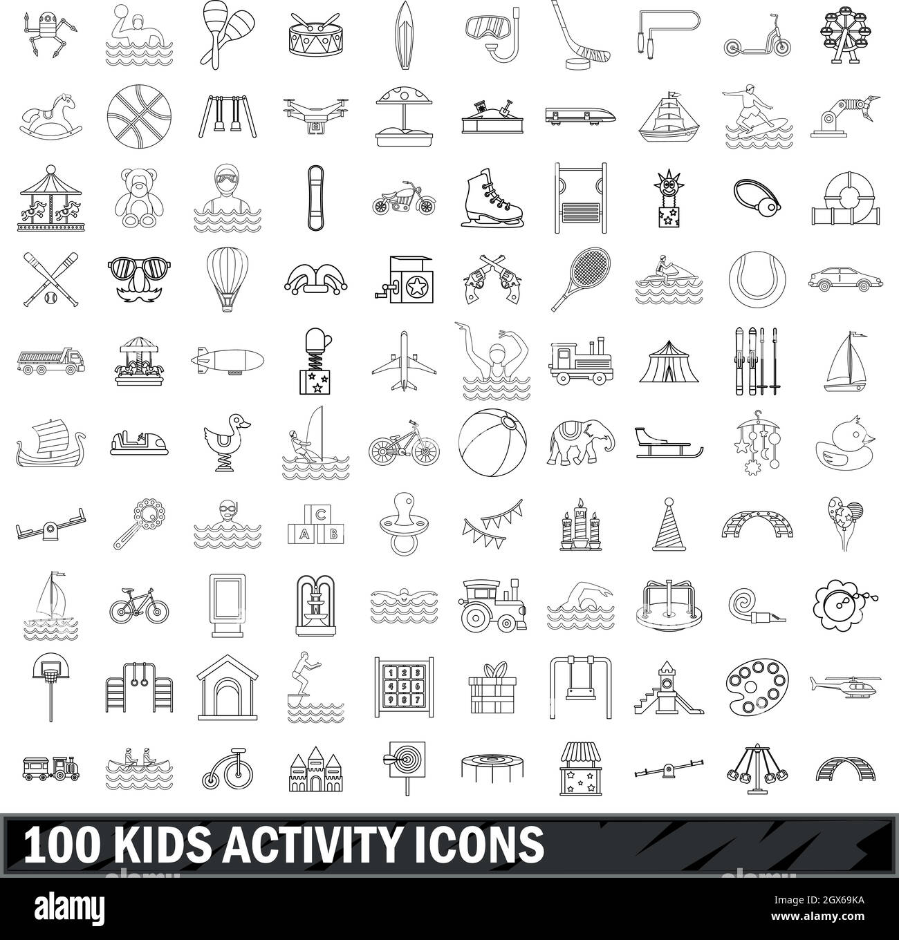 Kids activity Stock Vector Images - Alamy