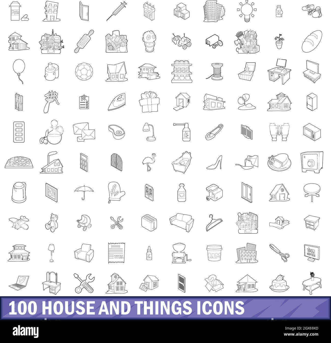 100 things Stock Vector Images - Alamy