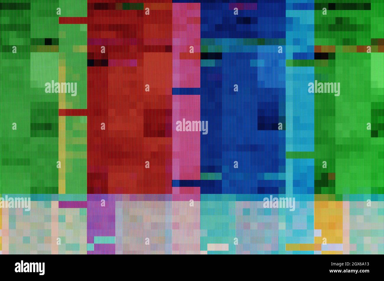 Abstract background, pattern of a digital glitch Stock Photo - Alamy