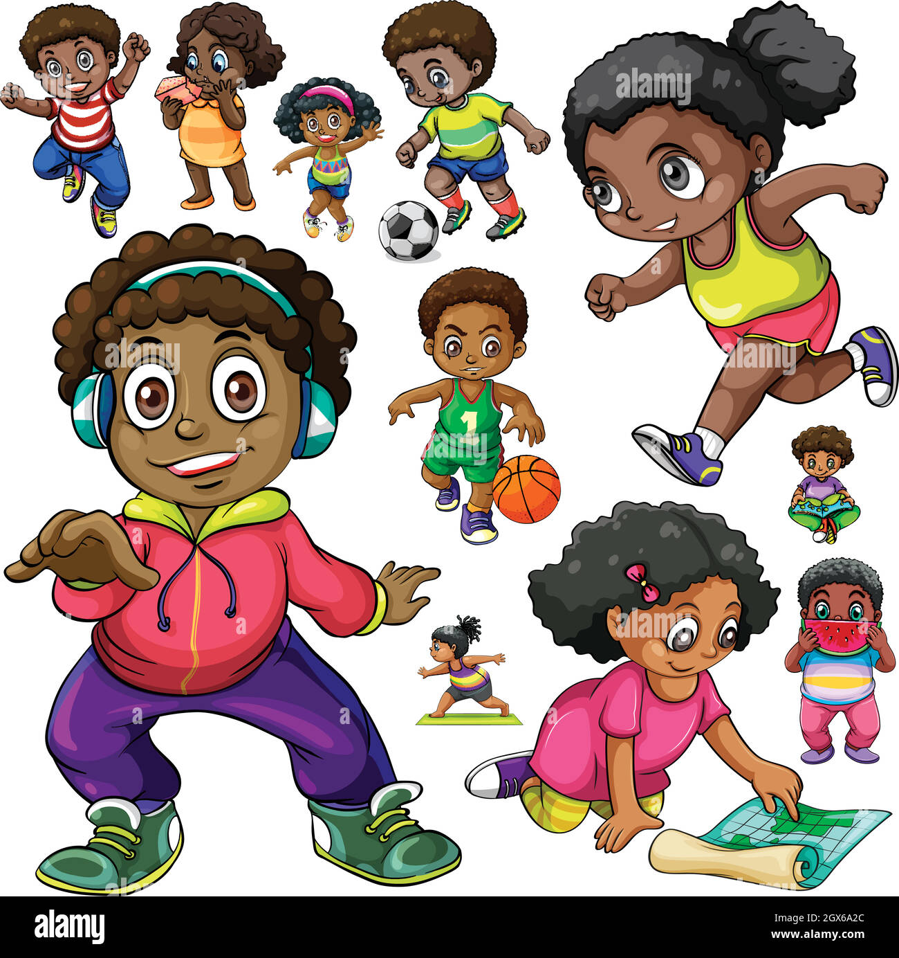 People doing things Stock Vector Images - Alamy