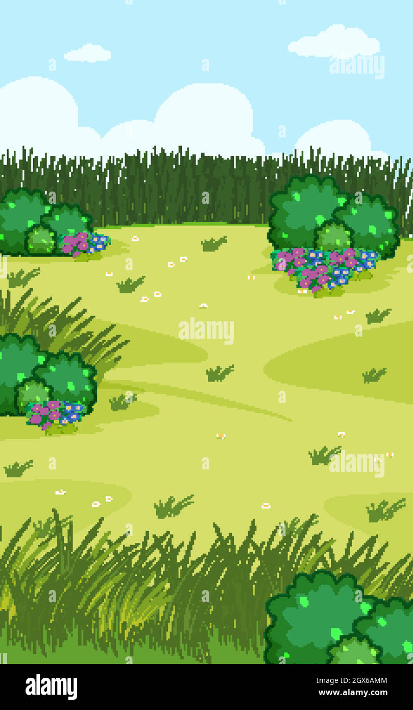 Blank scene with nature landscape Stock Vector Image & Art - Alamy