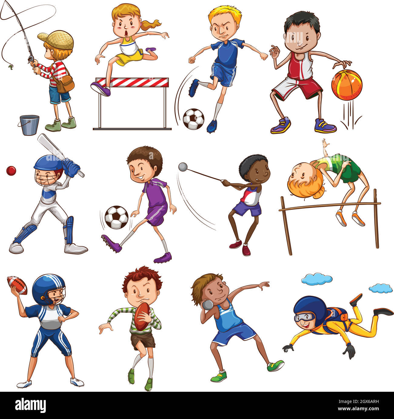 Cricket sky sports Stock Vector Images - Alamy